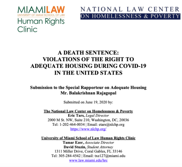 Human Rights - National Homelessness Law Center