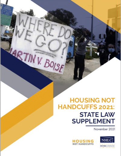 Criminalization - National Homelessness Law Center