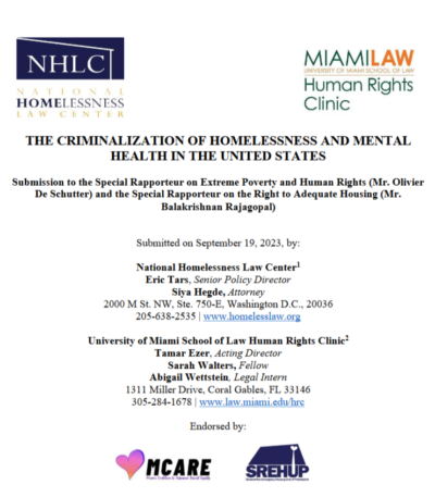 Publications - National Homelessness Law Center