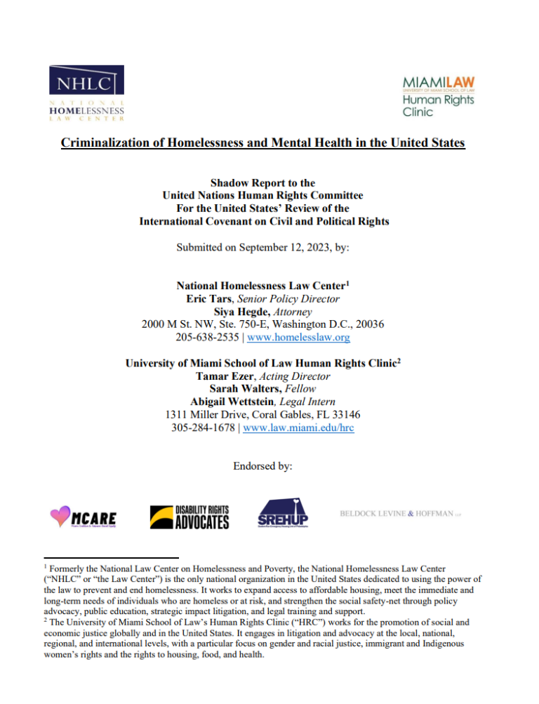 Publications - National Homelessness Law Center